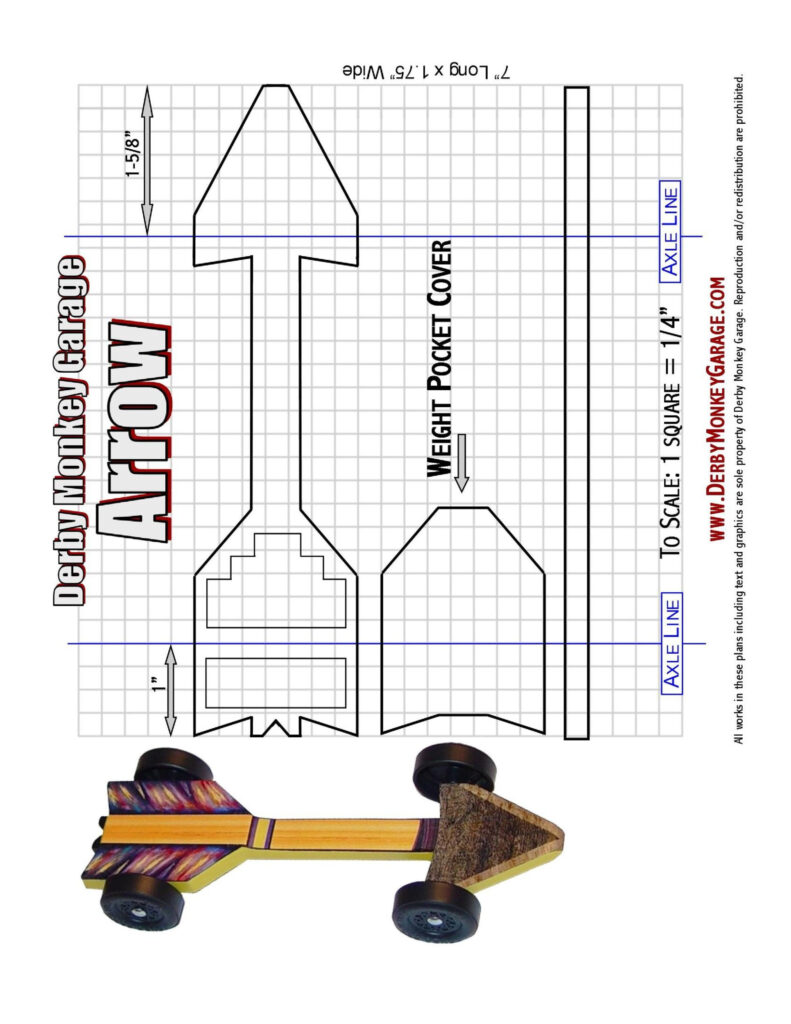 Free Printable Pinewood Derby Templates – FREE Printable