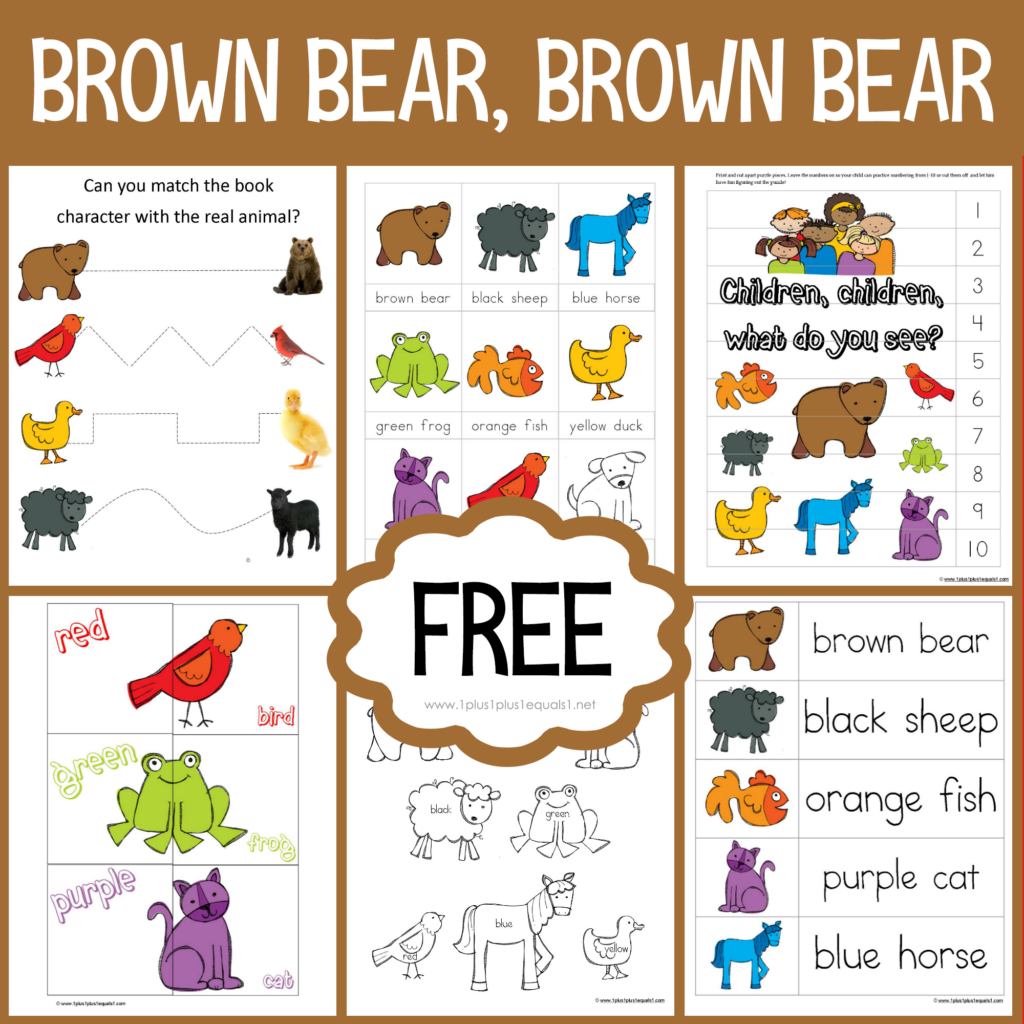 Free Brown Bear Printables – FREE Printable