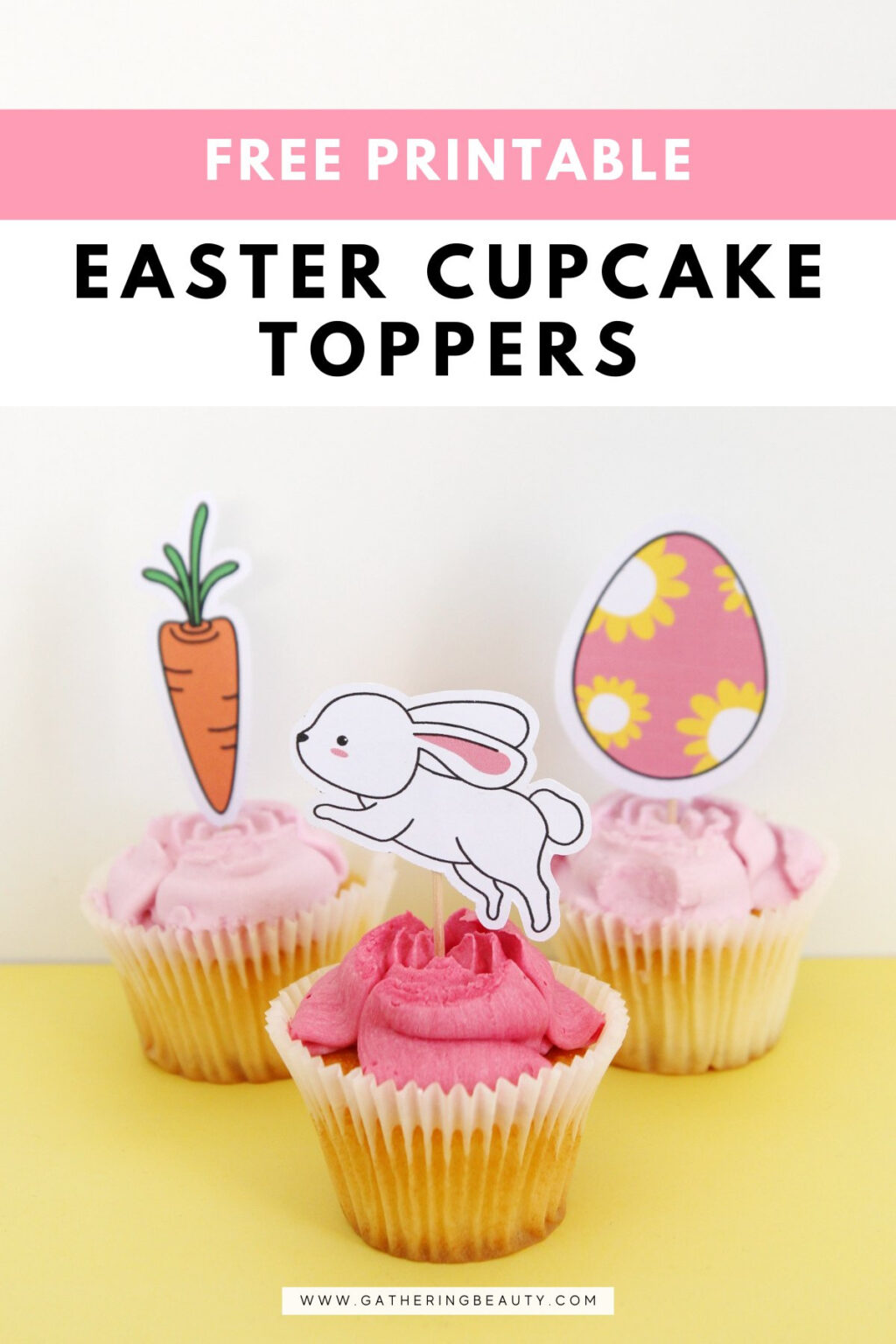 Free Printable Easter Cupcake Toppers – FREE Printable