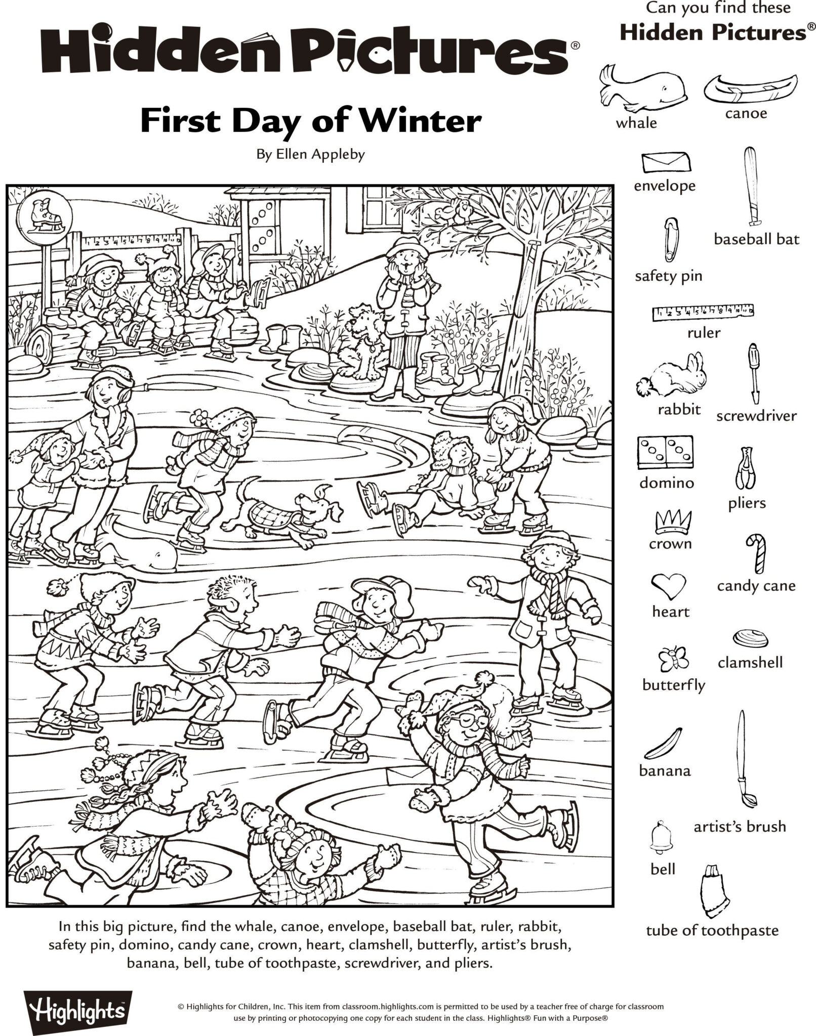 Highlights Free Printable Hidden Pictures – FREE Printable