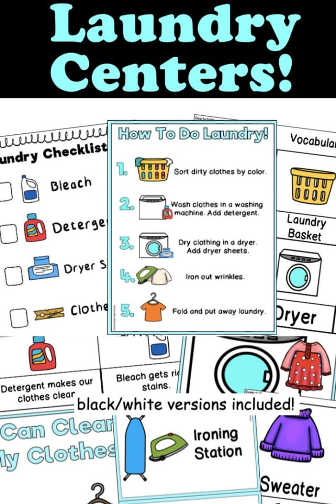 Laundromat Dramatic Play Free Printables – FREE Printable