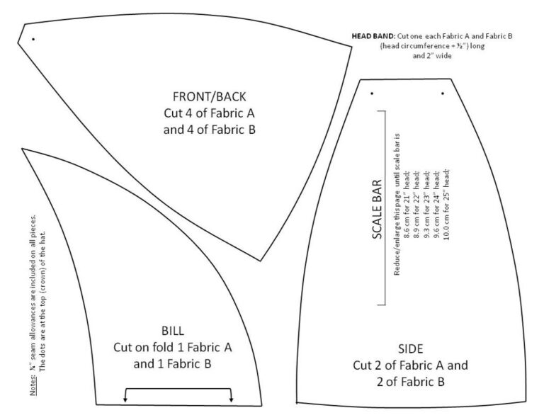 Free Printable Welders Cap Pattern – FREE Printable