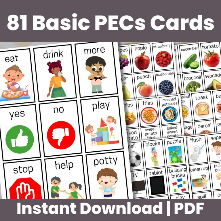 Free Autism Pecs Printables – FREE Printable